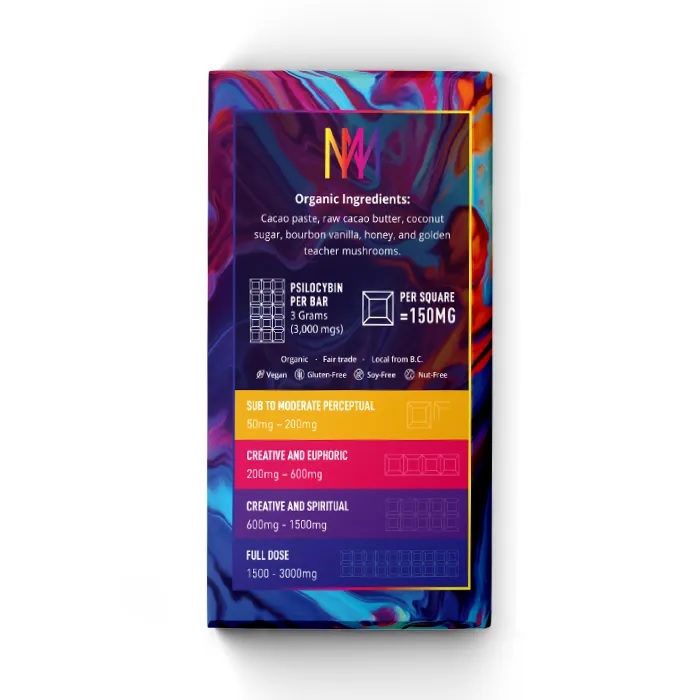 Microdose Mushrooms: Chocolate Bars (3000mg) | MMJDirect.club