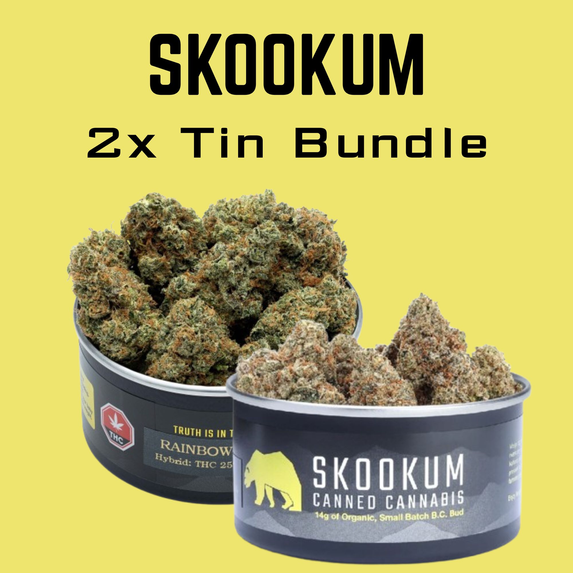 Skookum 2x Tin Bundle (28g) | MMJDirect.club
